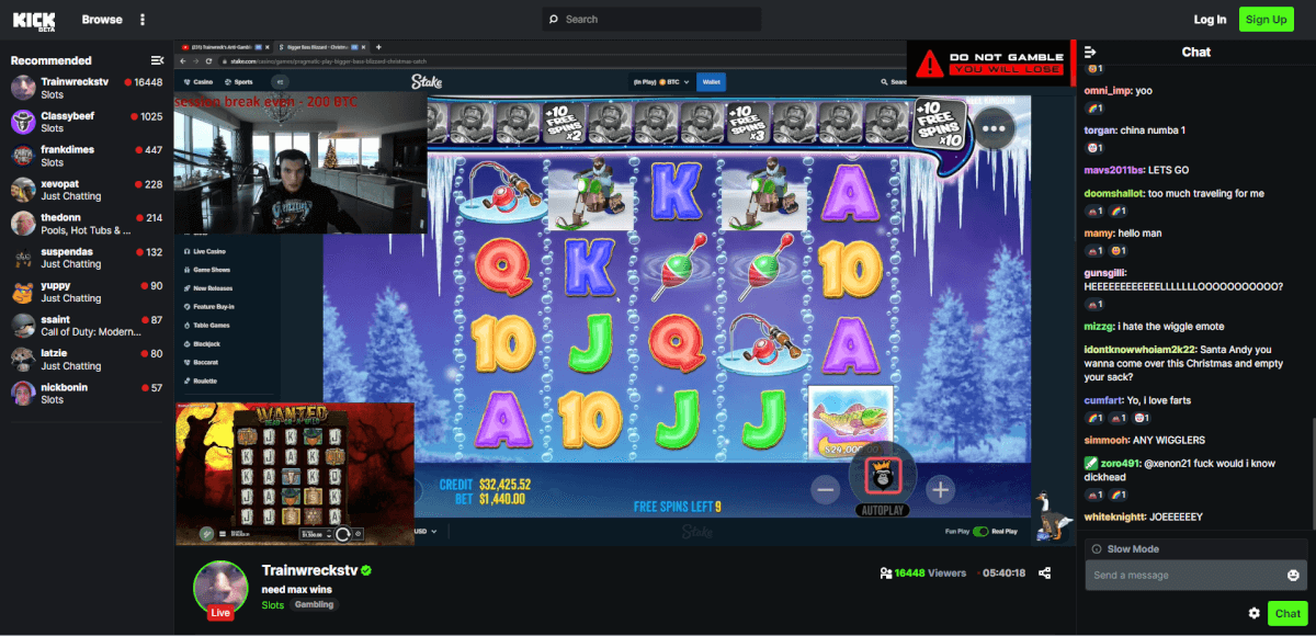 Stake-tilknyttet Streamer-plattform henter inn Trainwreck